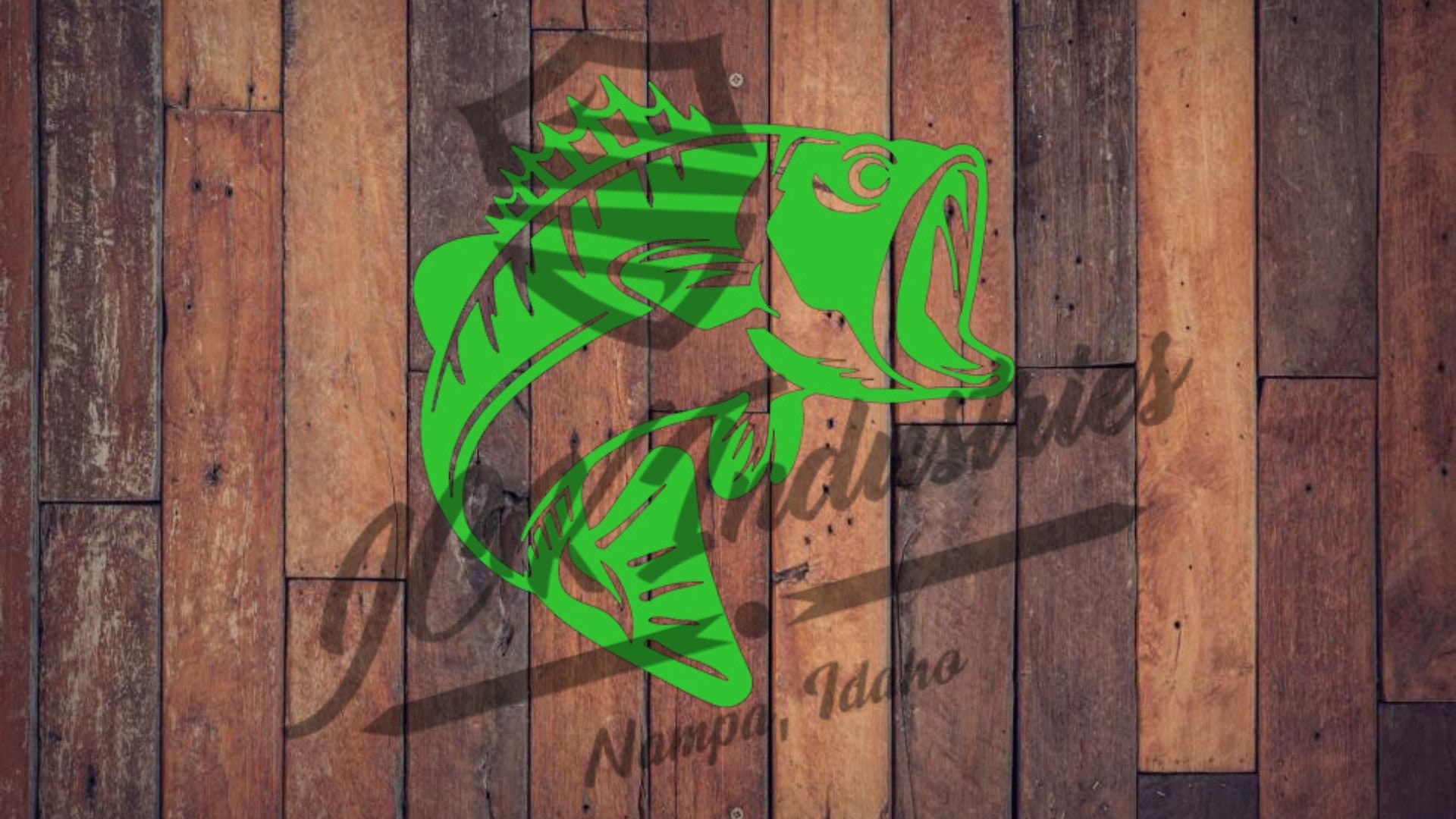 Bass - Fishing - Customizable - DXF and SVG - Digital Download - Laser ...