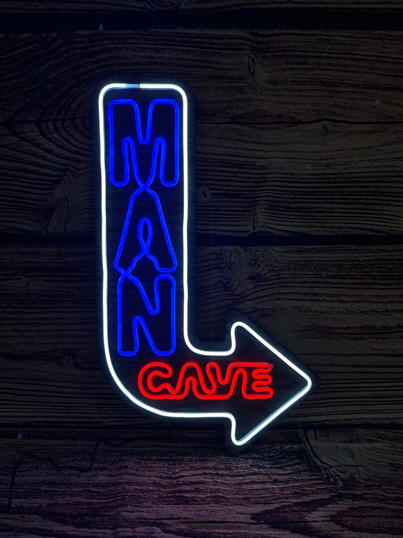 LED Neon Man Cave Sign | Bar LED Neon Sign|led Neon Light | Garage Led ...