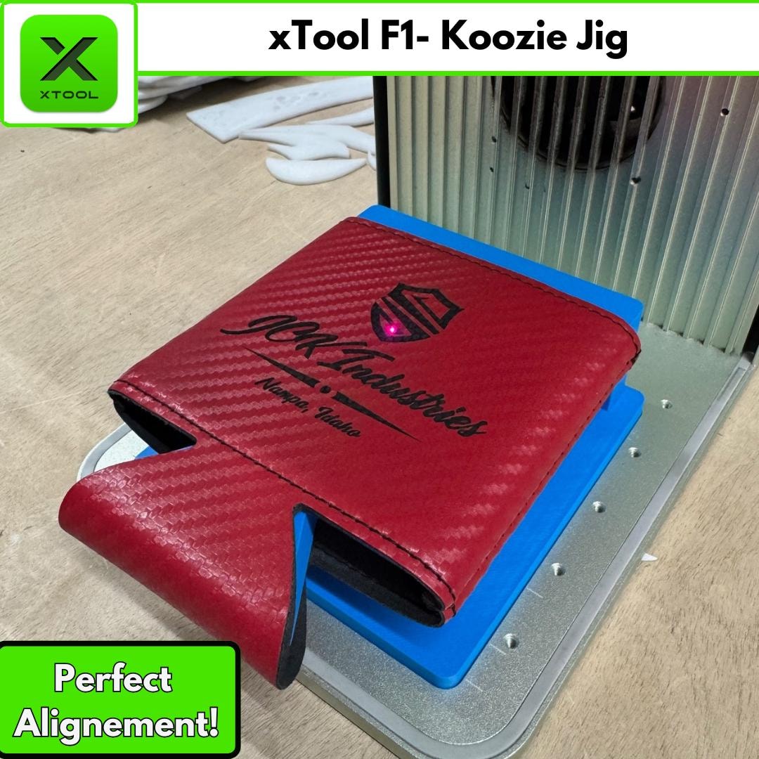 Drink Koozie Jig Xtool F1-3D Printed Laser Jig-xtool F1 Jig Fiber Jig ...