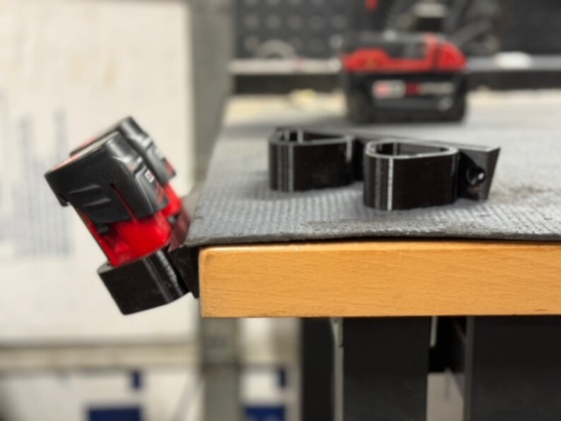 Milwaukee M12 Battery Storage 3D Printed Wall Mount Battery Holder - Etsy