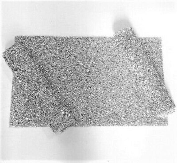 4 PCS Crushed Diamond Silver Crystal Place Mat Tablemat Set of | Etsy