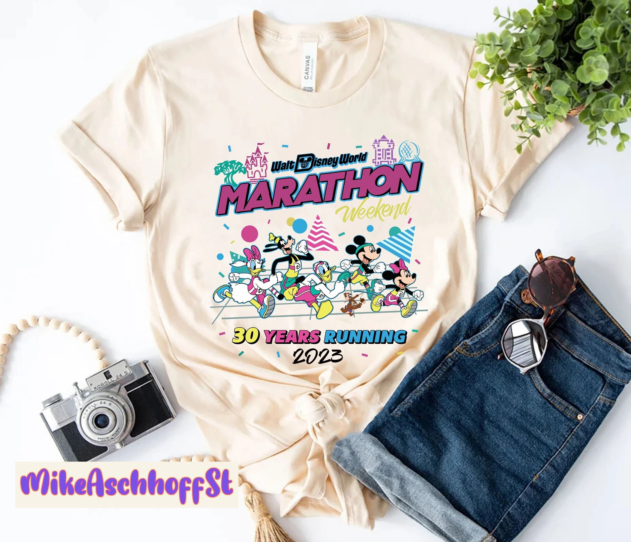 Walt Disney World Marathon Weekend Shirt, Mickey And Friends Shirt