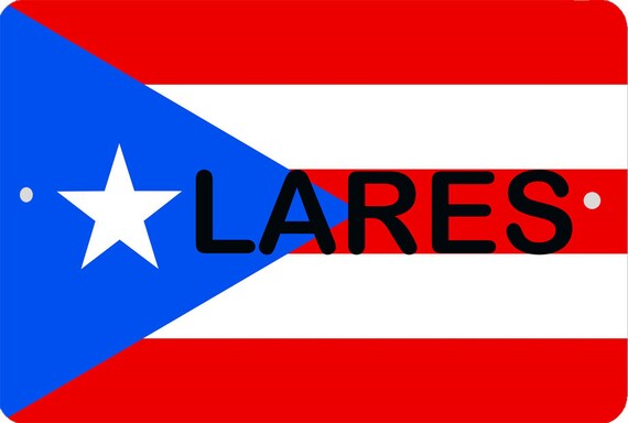 Puerto Rico Flag Version Metal Sign 8 X 12 Boricua Emblem - Etsy