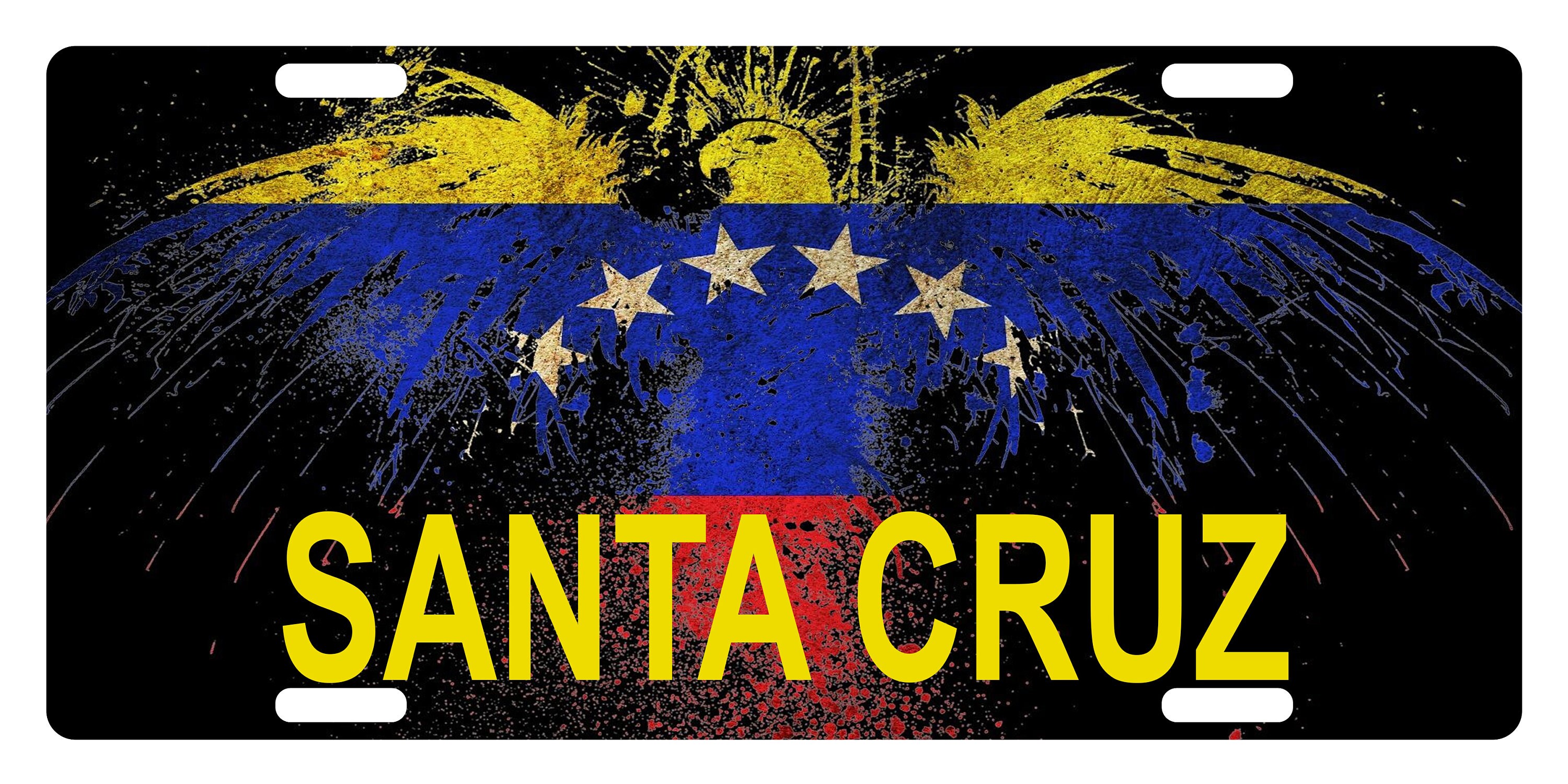 Venezuela Flag License Plate Patriotic Eagle Tricolor Emblem - Etsy
