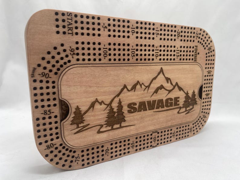 Personalized Cribbage Board - Etsy