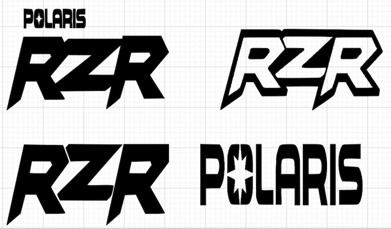 Polaris RZR Logo Stickers - Etsy