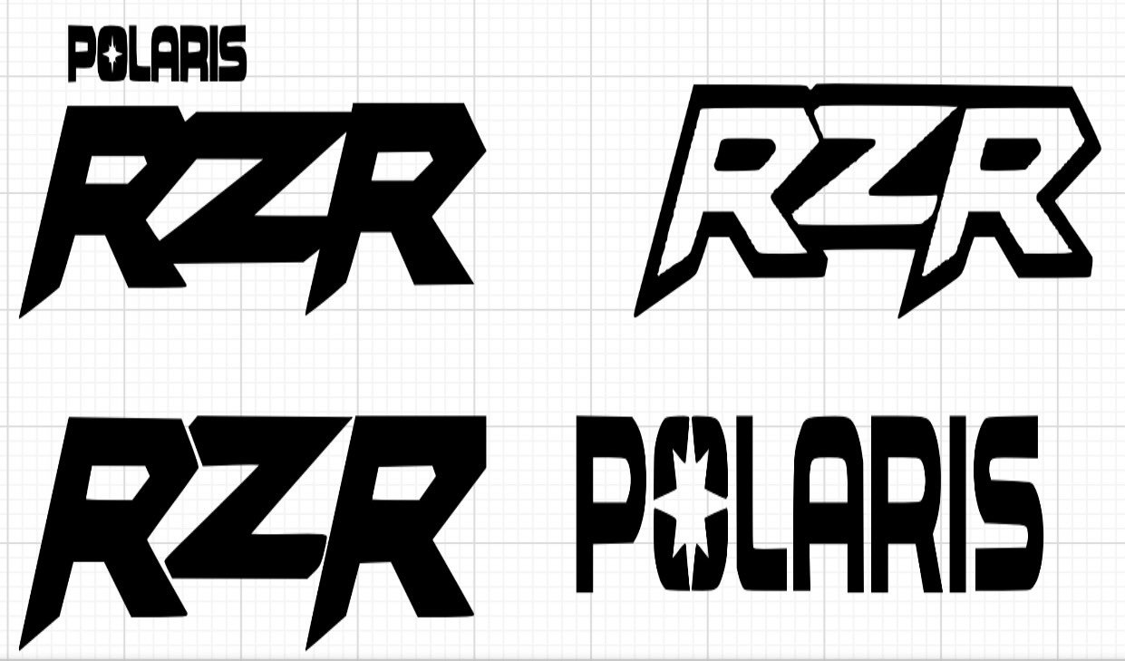 Polaris RZR Logo Stickers - Etsy