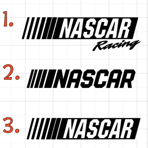 Nascar Stickers - Etsy