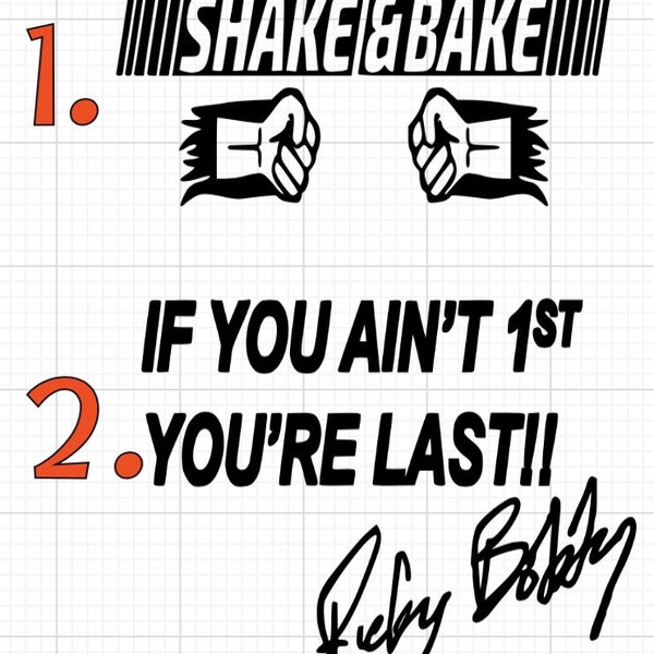 Ricky Bobby - Etsy