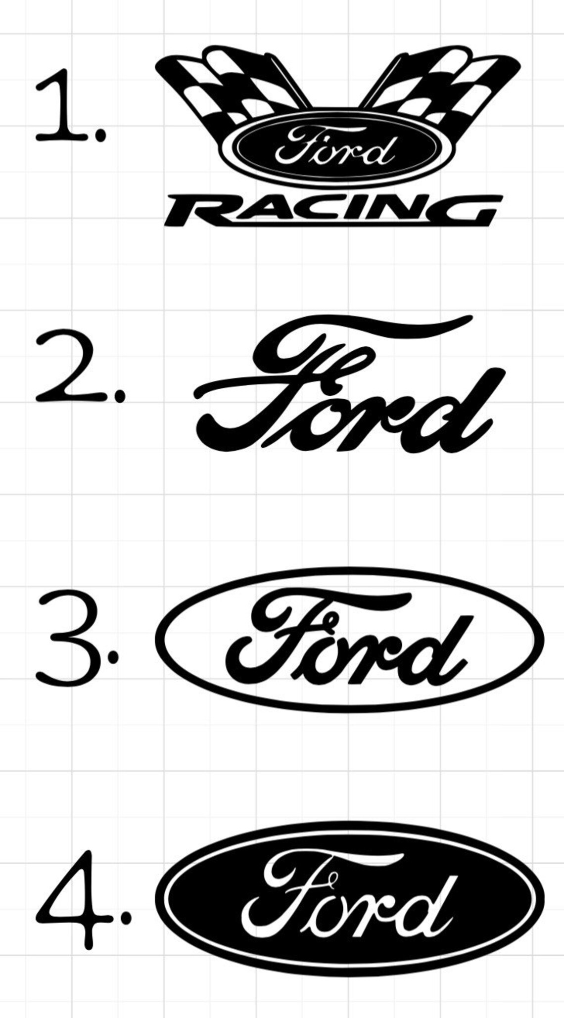 Ford Decal - Etsy