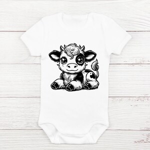 Cute Dairy Cow SVG & PNG, Heffer Cow Clipart, Cow Vector Image ...