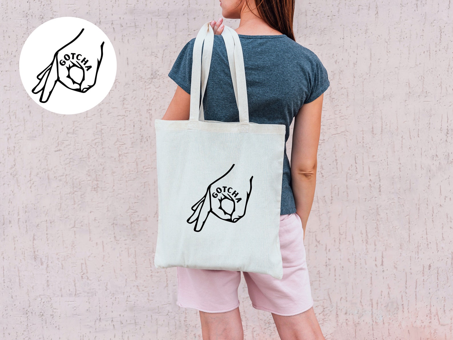 GOTCHA Hand Silhouette SVG File - Etsy