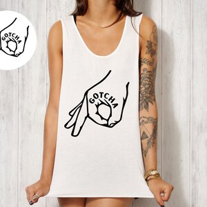 GOTCHA Hand Silhouette SVG File - Etsy