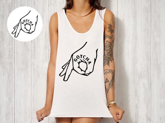 GOTCHA Hand Silhouette SVG File - Etsy