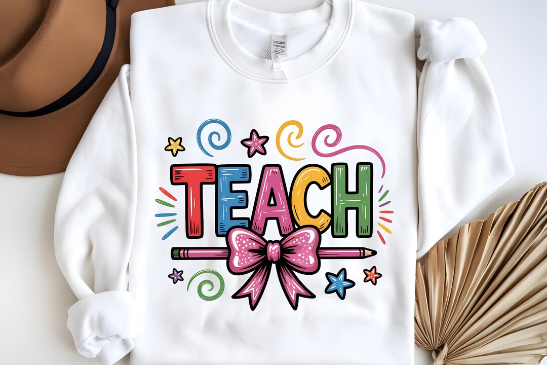 Coquette Teach Png, Teacher Coquette Png, Bows Teach PNG, Teacher Gift ...