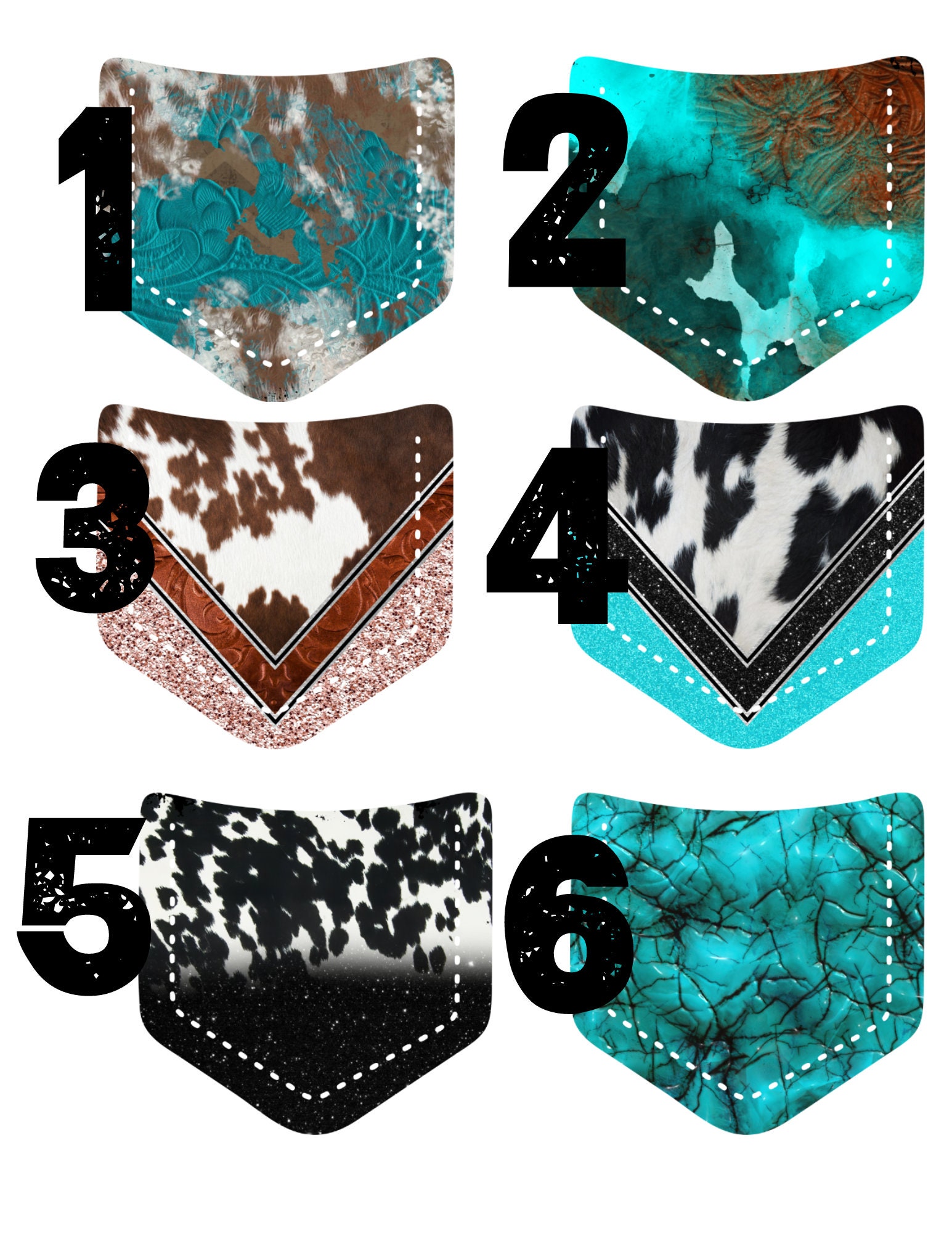 Freshie Pocket Cardstock, Made to Order, Jean Pocket Card Stock Cutouts ...