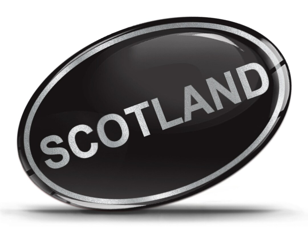 SCO Scotland Country Flag Code 3D Domed Sticker for Car Bumper - Etsy