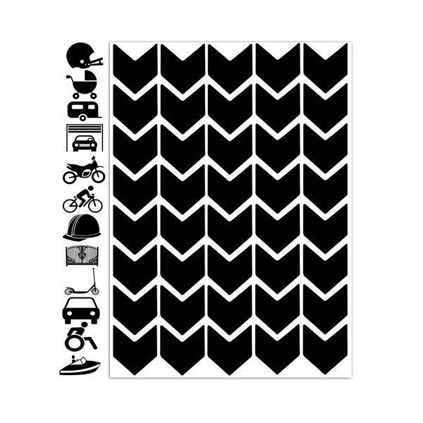 High Visibility Motorcycle Helmet Stickers - Etsy