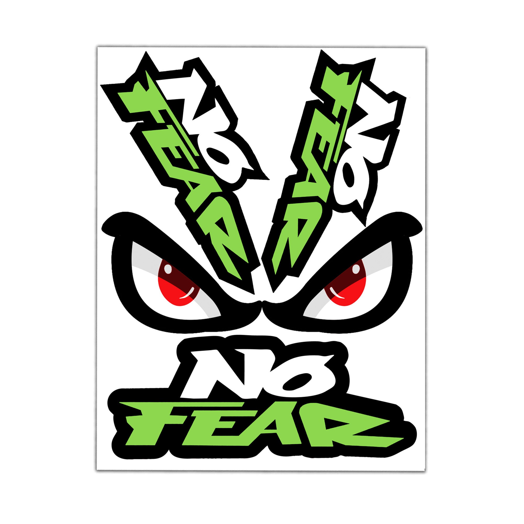 No Fear Logo Eyes