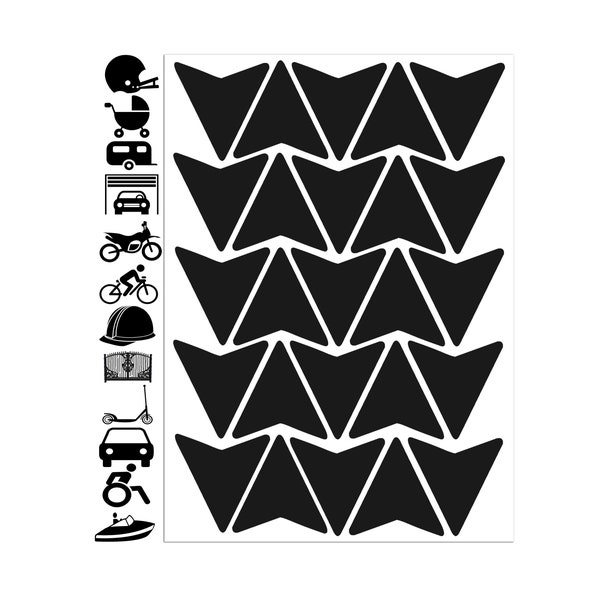 High Visibility Motorcycle Helmet Stickers - Etsy