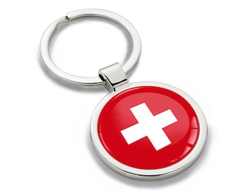 Swiss Keychain | Etsy