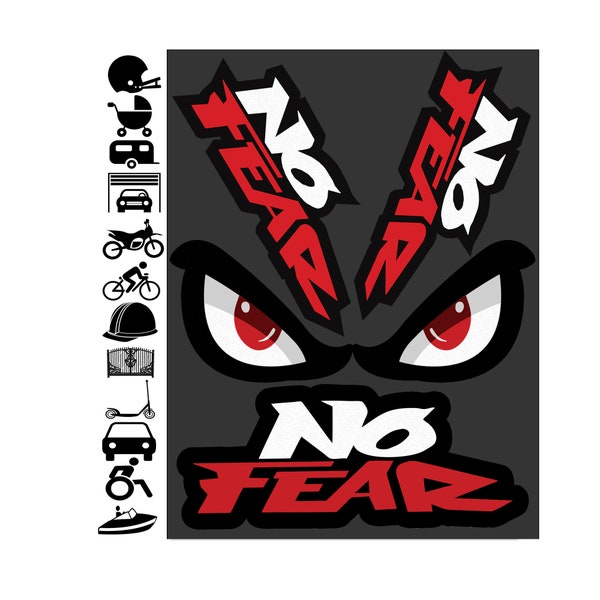 High Visibility Motorcycle Helmet Stickers - Etsy