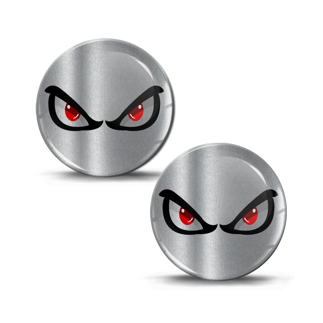2 X 3D Domed Stickers for Car Bumper Laptop Helmet Motorcycle Phone ...