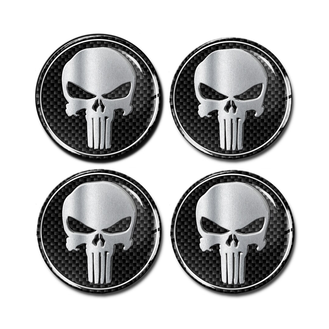 Wheel Center Caps Stickers Tuning Logo 60mm Skull A 2 - Etsy