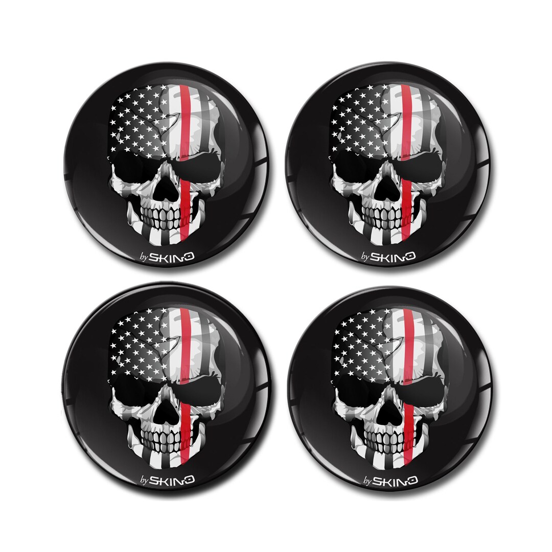 4 X 50mm, 55mm, 60mm, 65mm, 68mm, 70mm Silicone Stickers for Hub Caps ...