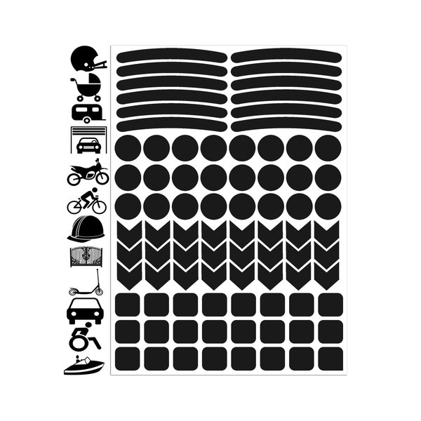 High Visibility Motorcycle Helmet Stickers - Etsy