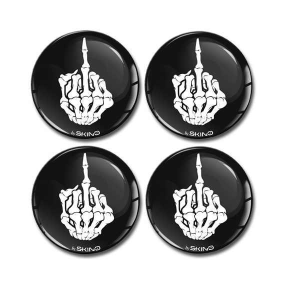 Wheel Center Caps Stickers Custom Tuning Logo 60mm Skull | Etsy