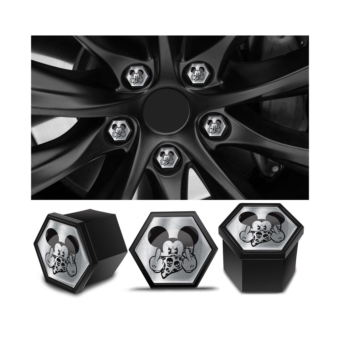 20 X Wheel Nut Covers Lock Bolt Caps Universal Silver 17mm / - Etsy