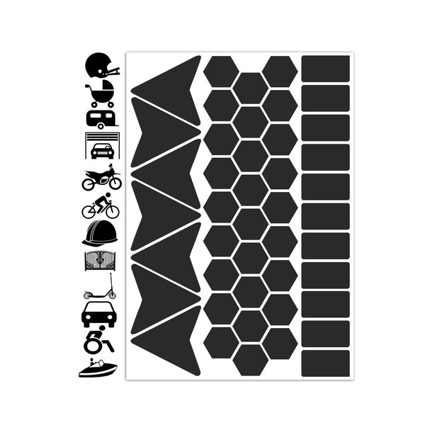 High Visibility Motorcycle Helmet Stickers - Etsy