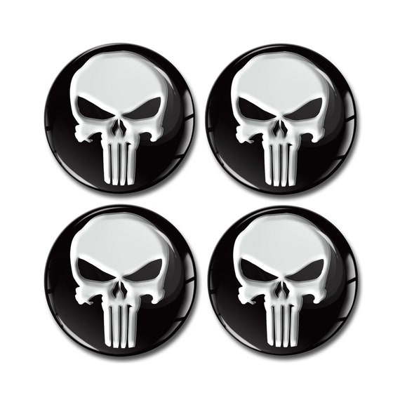 Wheel Center Caps Stickers Custom Tuning Logo Skull A 1 - Etsy