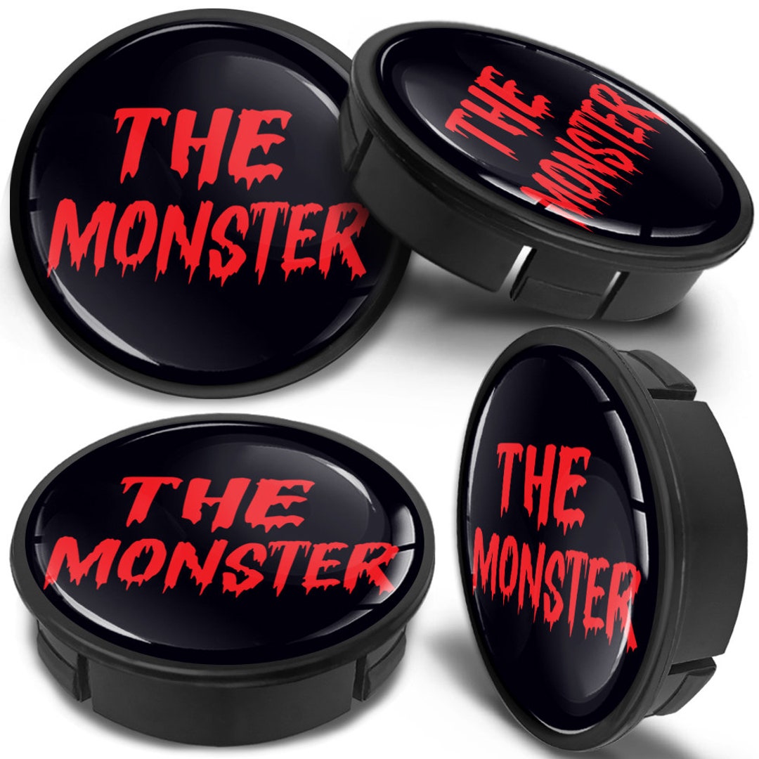 Wheel Center Caps Universal Custom Tuning Logo 60mm Monster - Etsy