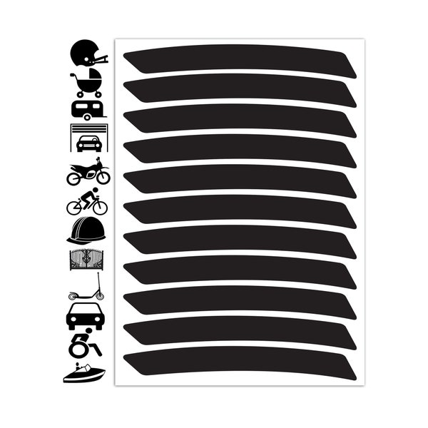 High Visibility Motorcycle Helmet Stickers - Etsy