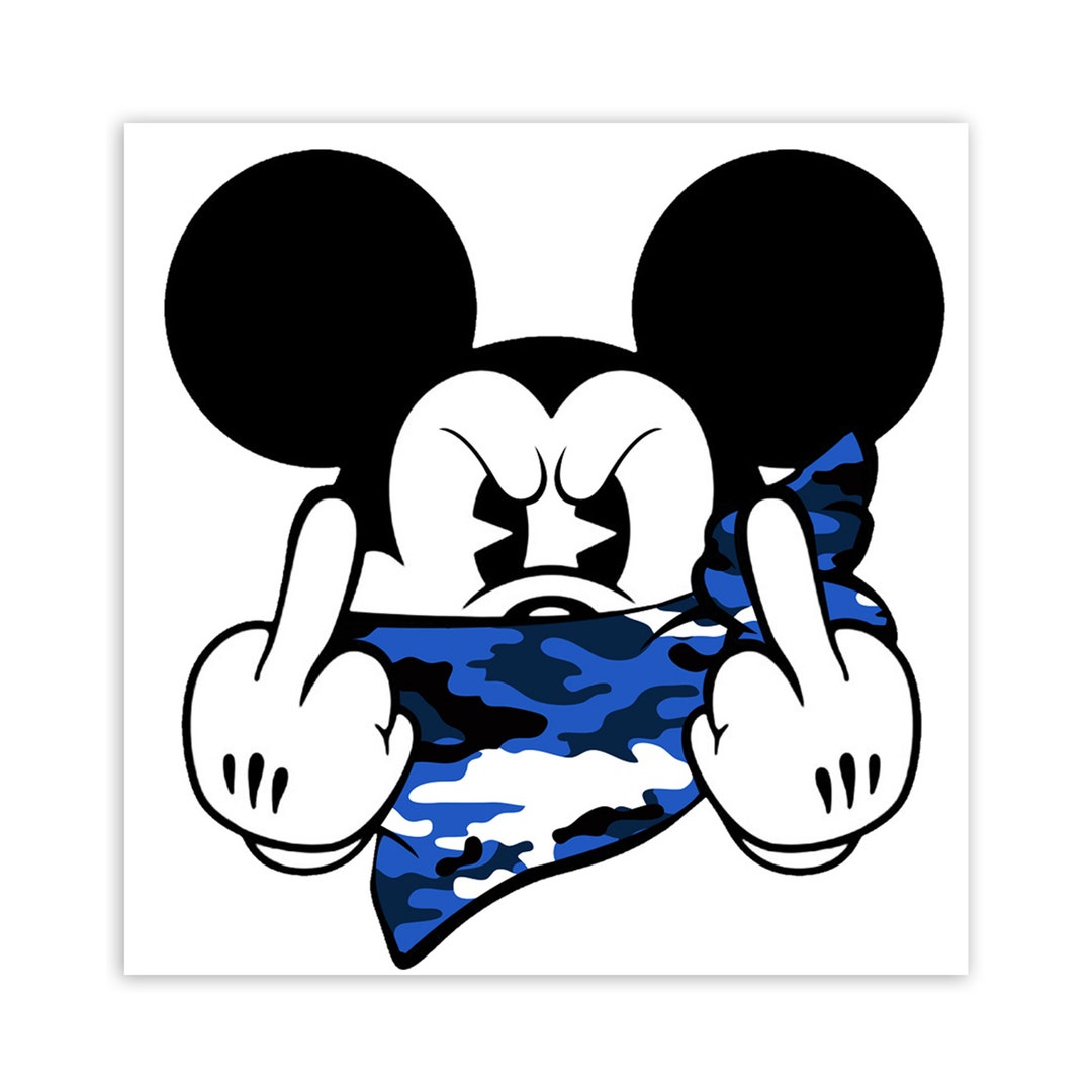 Vinyl Stickers Bad Mickey Mouse Comics Cartoon Decals for - Etsy