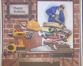 Mr Fix It Birthday Card - Etsy