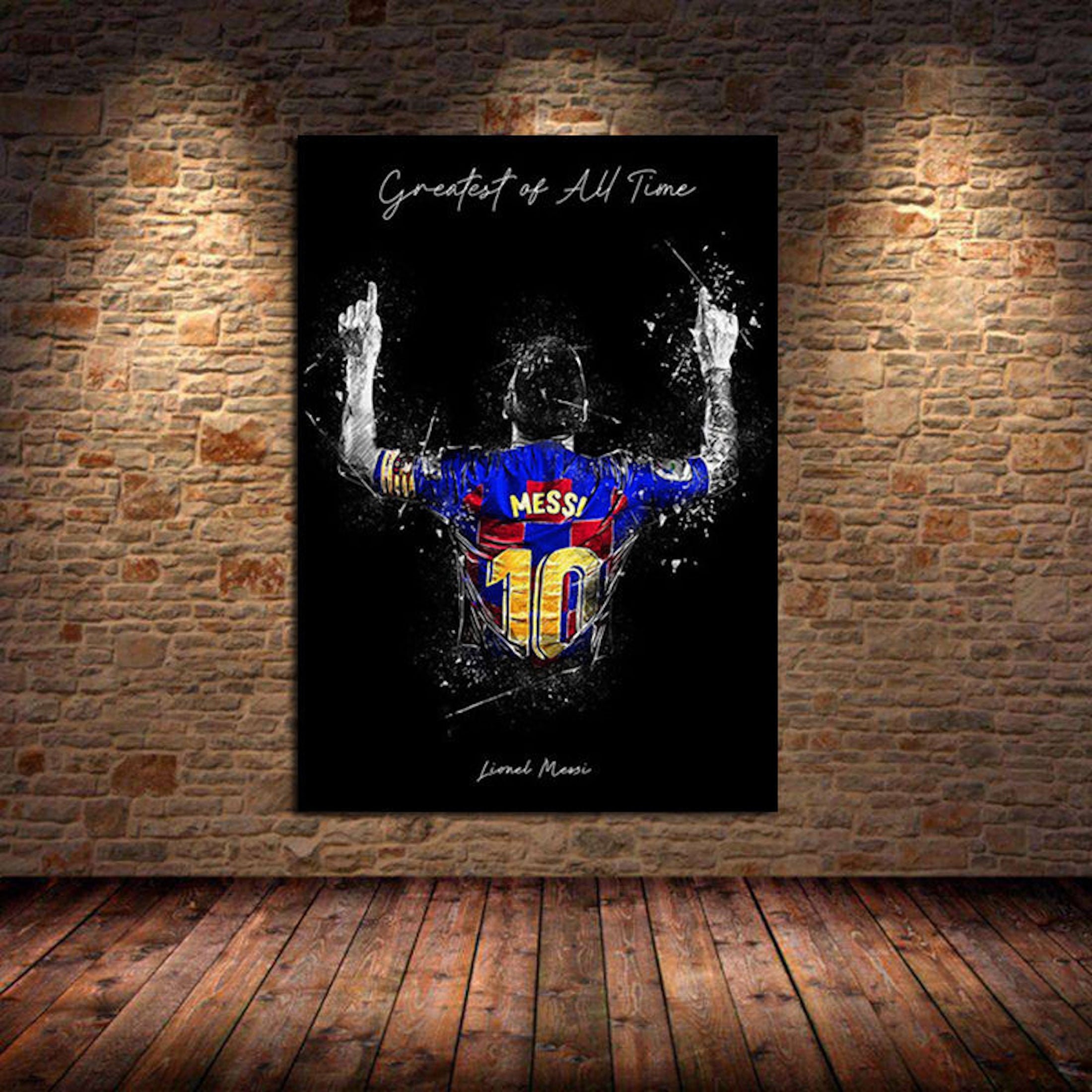 Lionel Messi Argentina National Team Poster, Lionel Messi Poster by ...