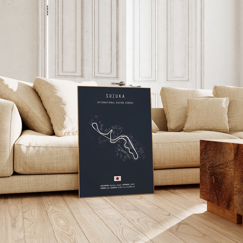 Formula 1 Race Track Poster 2026 · Gift Idea · Decorative Print ...