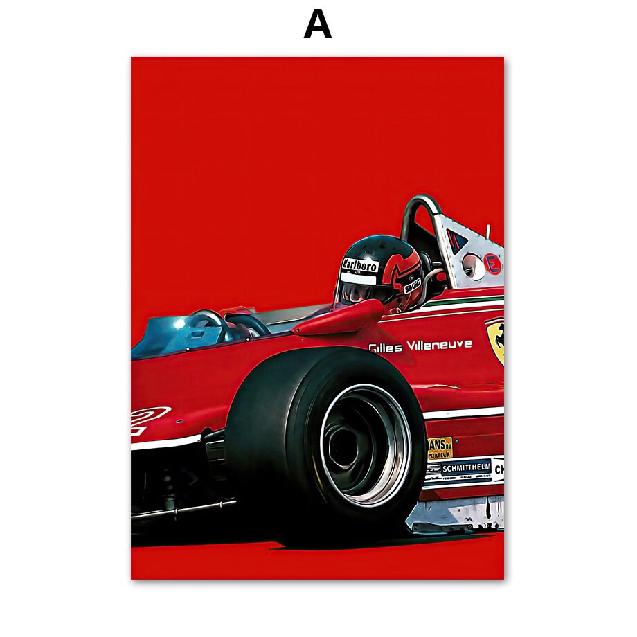 Poster Formula 1 Racing Car Racing Driver Watercolor I Deco - Etsy ...