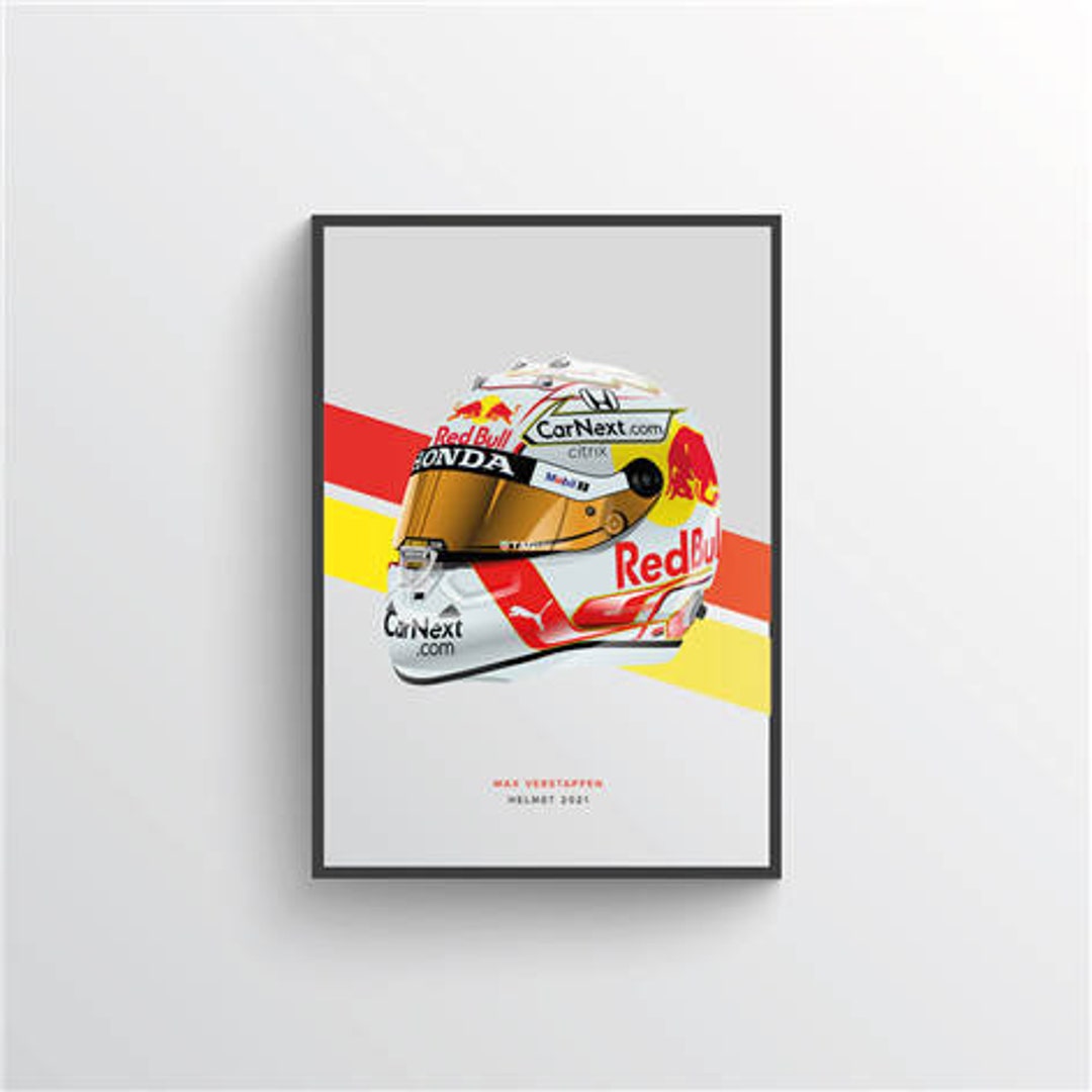 Poster Formula 1 Helmets Racers Winners I Deco Print Without - Etsy