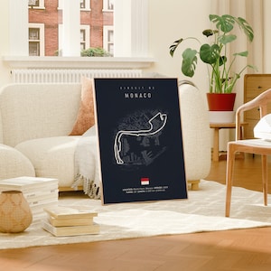Formula 1 Race Track Poster 2026 · Gift Idea · Monaco Spa Nürburgring ...