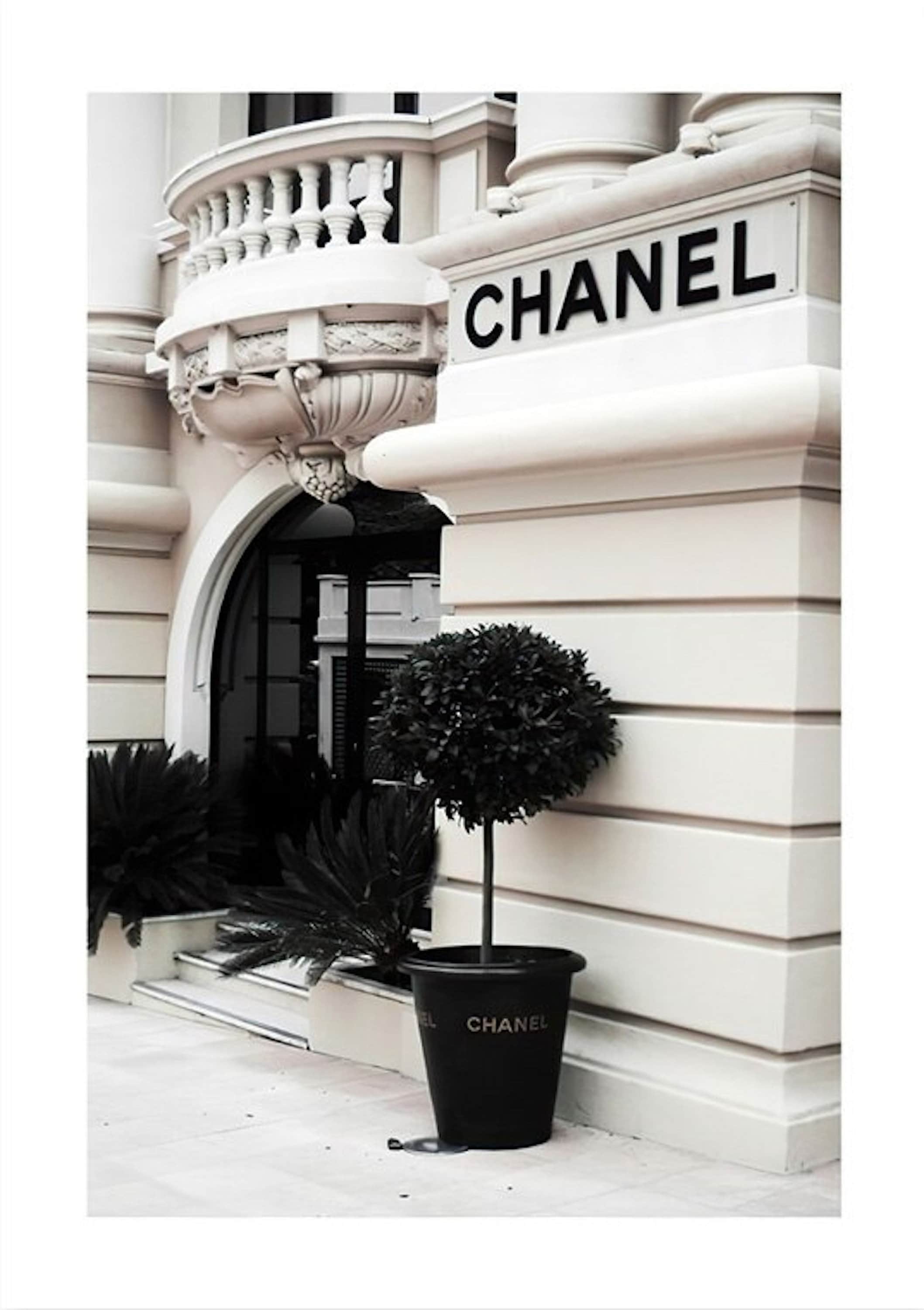 Poster Chanel Lettering on the Shop I Living Room & Bedroom - Etsy