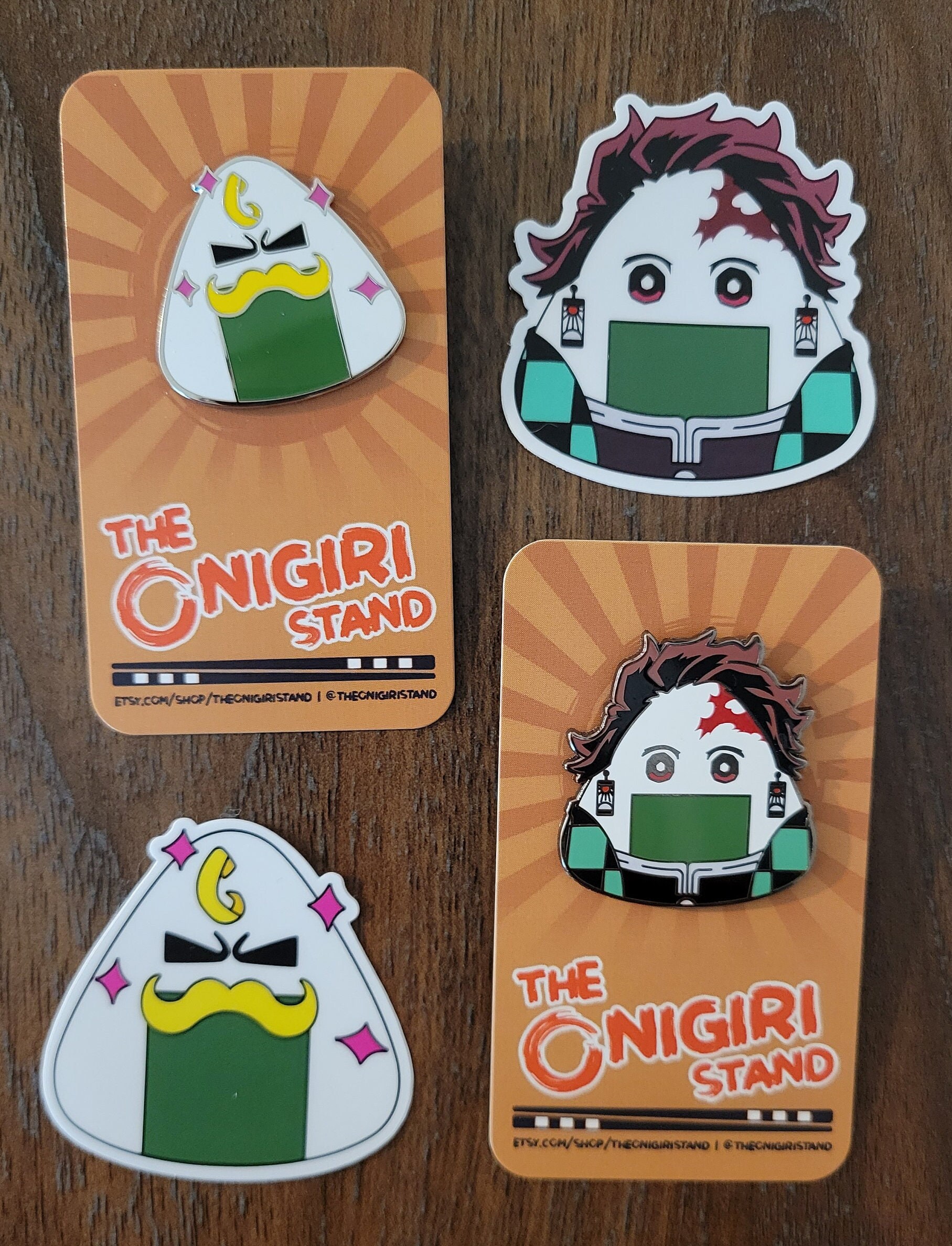 Pikachu Pokemon Vinyl Sticker Cosplay Onigiri Anime Inspired Japanese ...