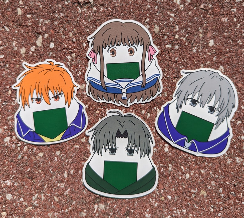 Zodiac Friends Vinyl Stickers Cosplay Onigiri Anime Inspired Japanese ...