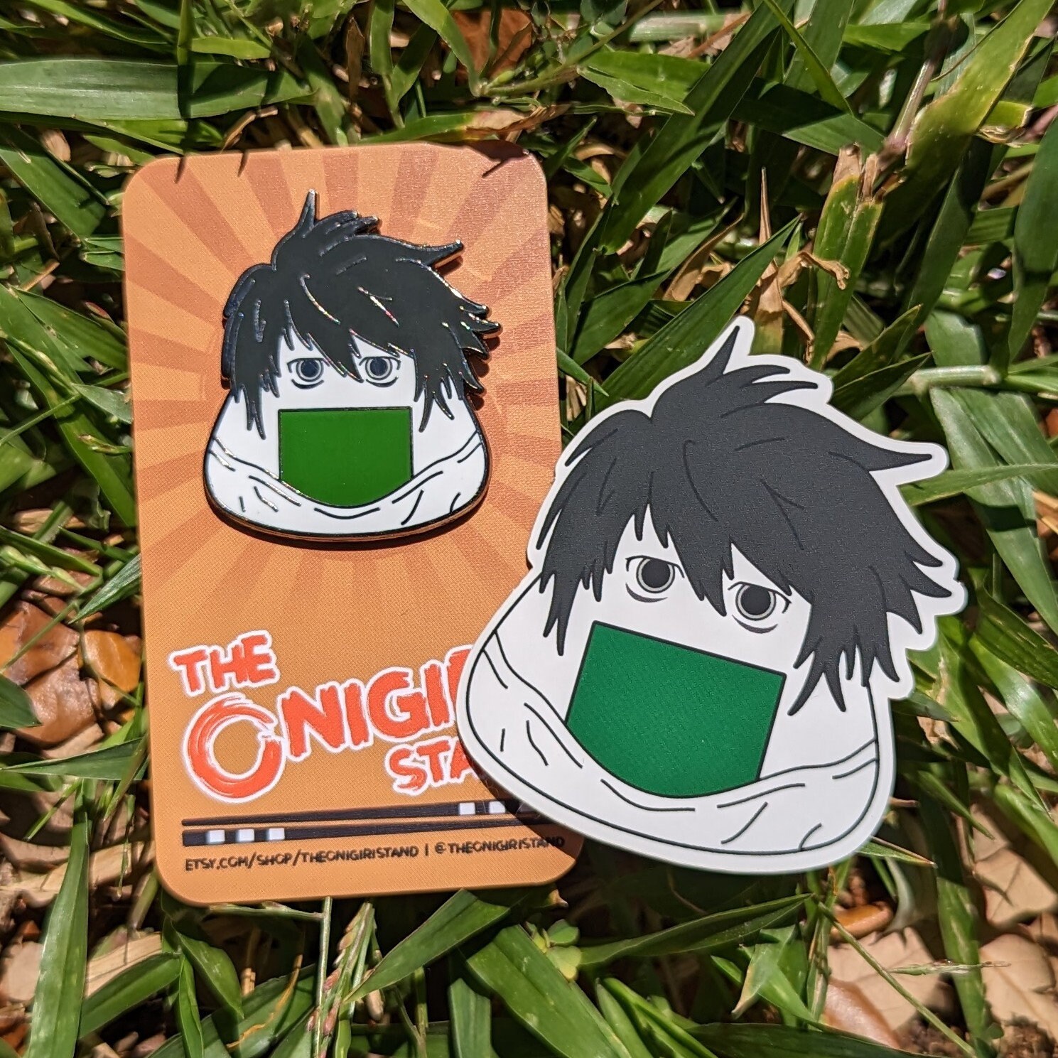 Notebook Detective Hard Enamel Pin Cosplay Onigiri Anime - Etsy