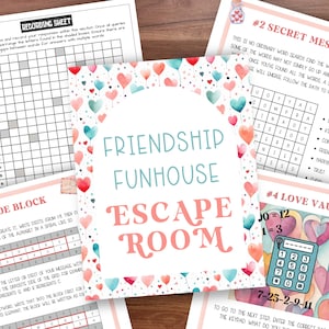 Valentine's Day Escape Room for Kids Escape Room Printable Escape Room ...
