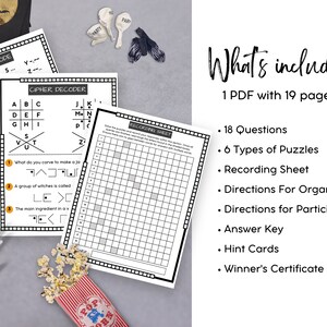 Printable Escape Room for Kids, Halloween Games, Guessing Games, Fun ...