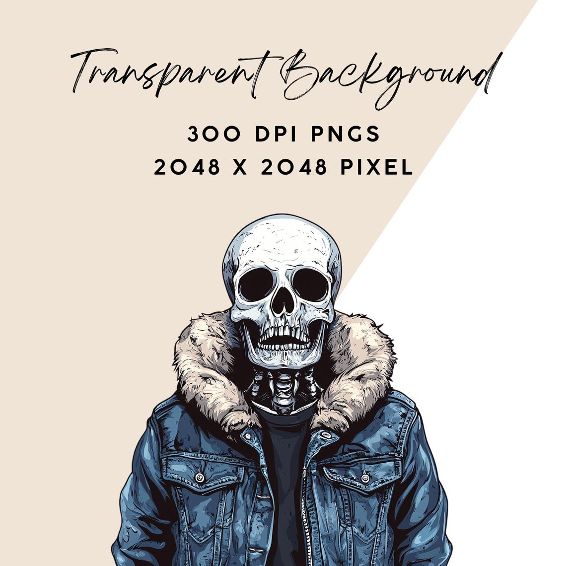 Retro Skeleton Clipart PNG Cool Skeleton Sublimation Design for Shirts ...
